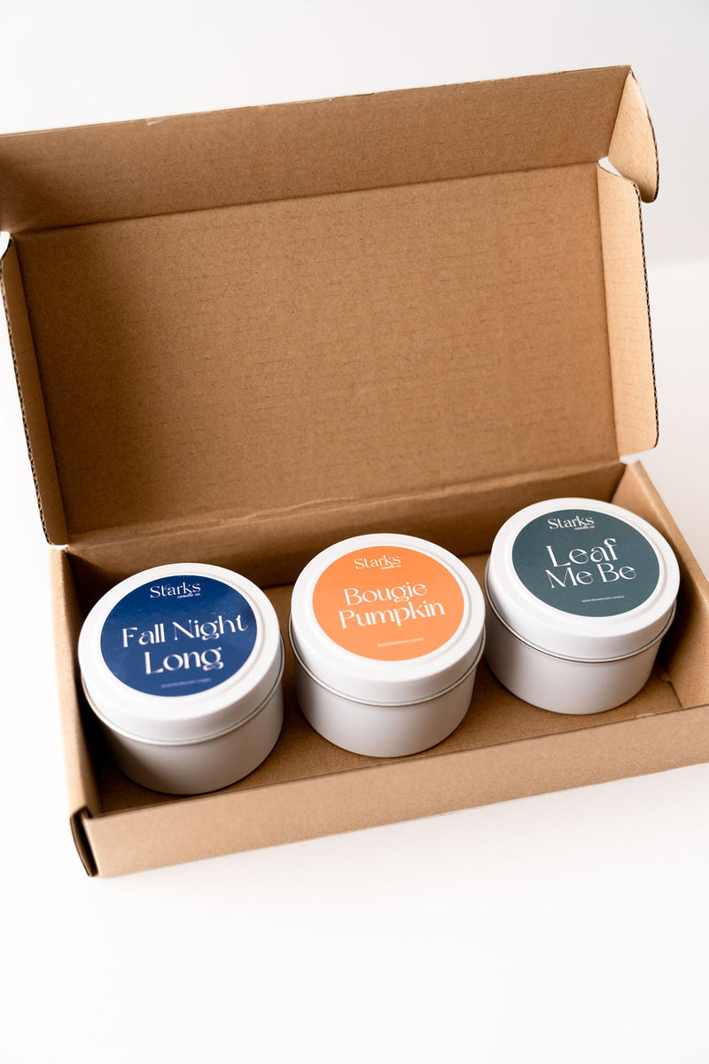 Fall Travel Tins – starks candle co.